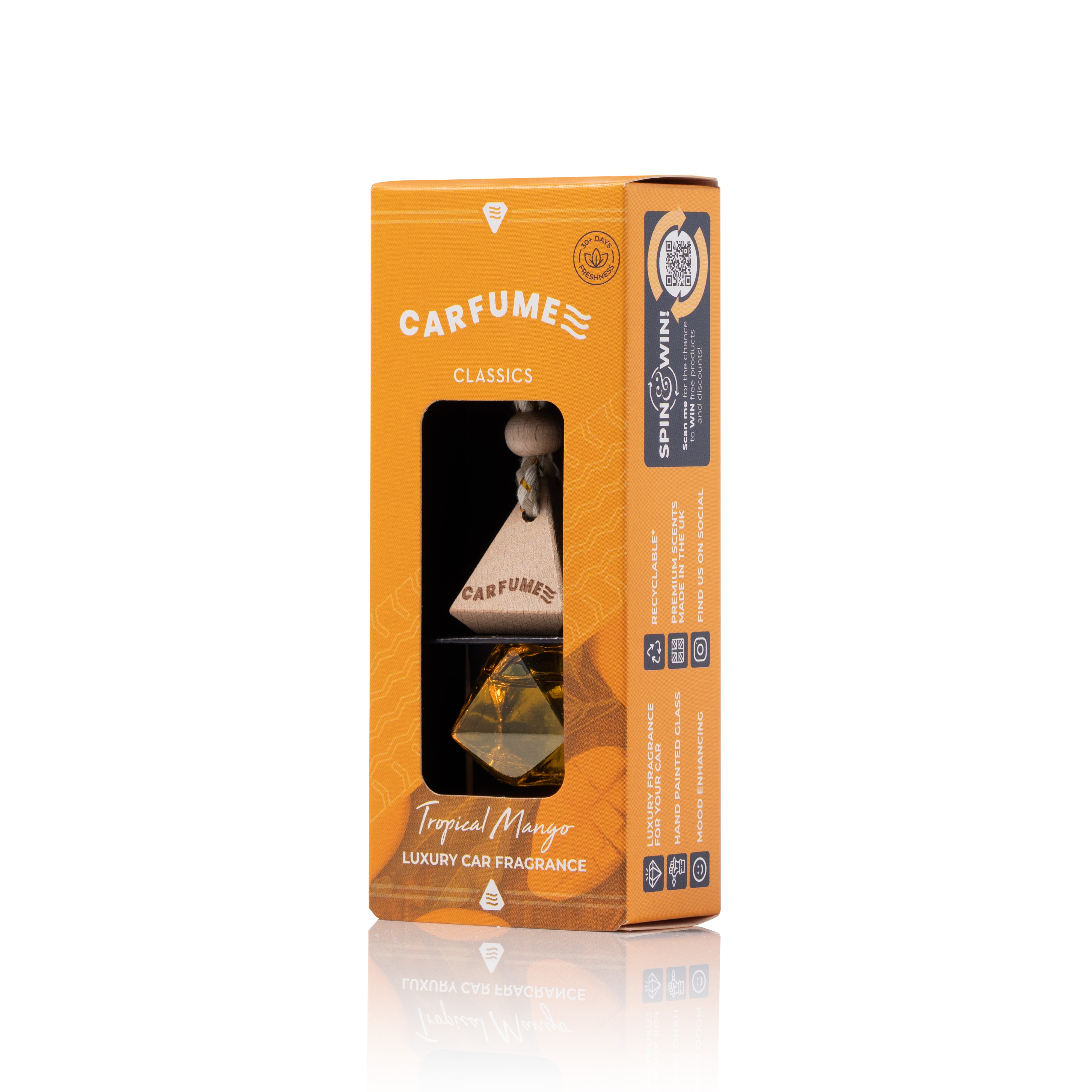 Classics Tropical Mango Carfume Car Air Freshener – Carfume™️ UK